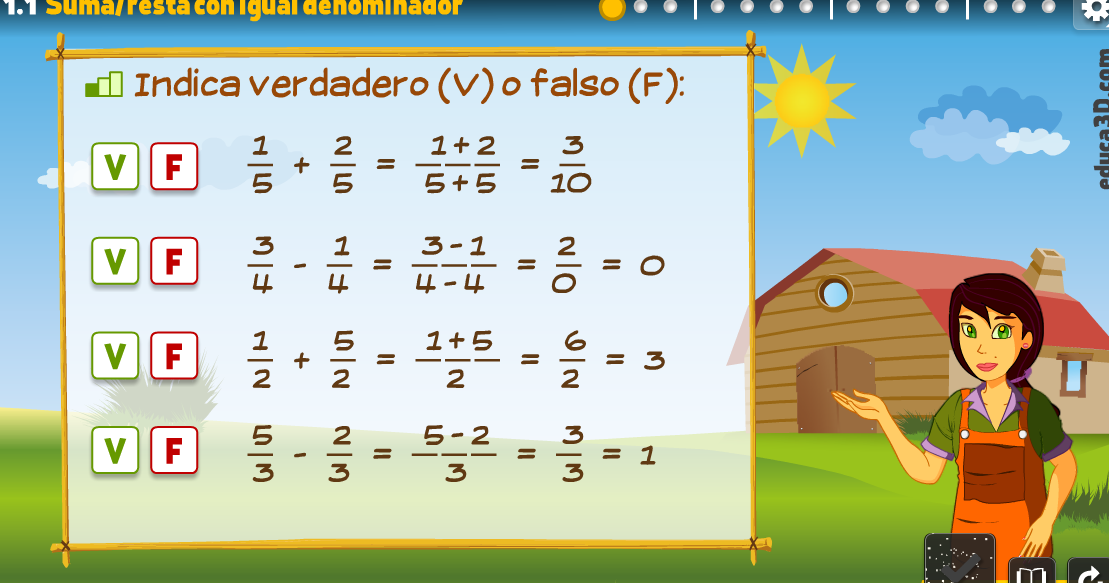 Mi Educacion Digital: APRENDE MAS SOBRE LAS FRACCIONES