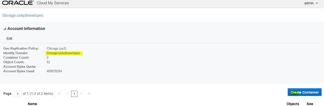 Getting Started With Oracle Soa Cloud Service Part 1 Oracle Storage Cloud Service