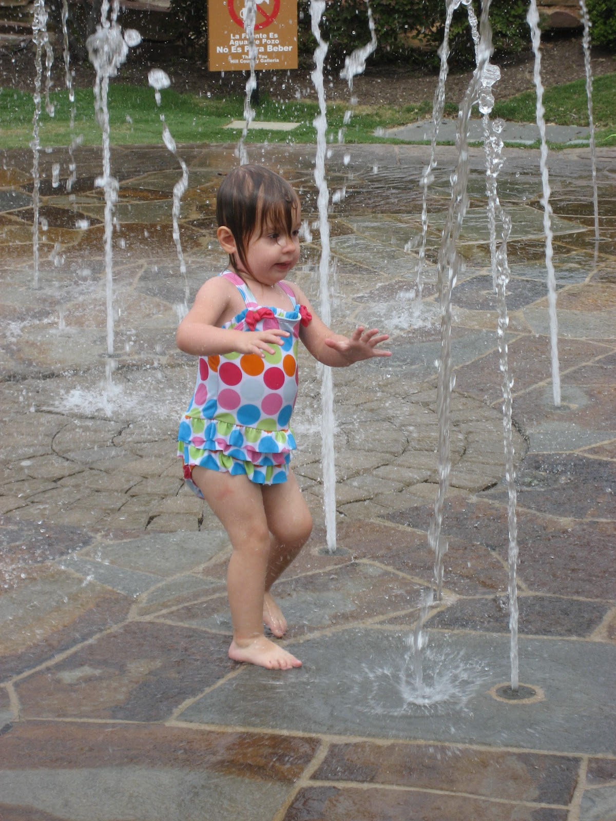 The Culbertson Crew: Galleria Splash Pad