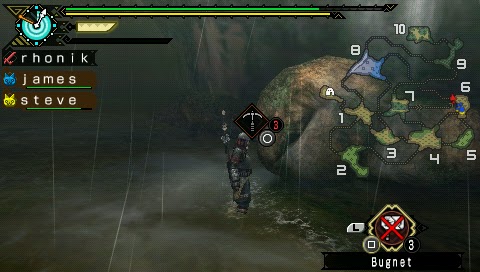 Monster Hunter Portable 3rd "Flooded Forest" Mining Spot | Psp Game Tweak