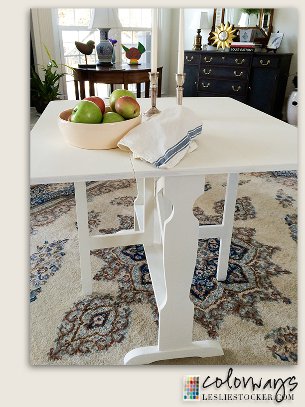 Colorways: Table for a Small Space