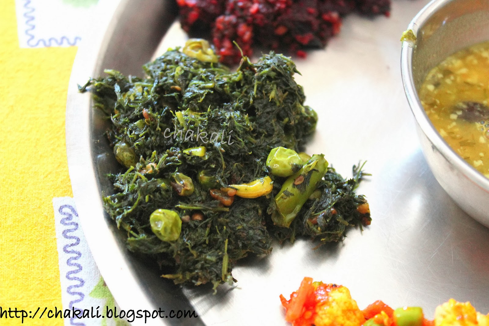 Harbhara Leaves sabzi | चकली