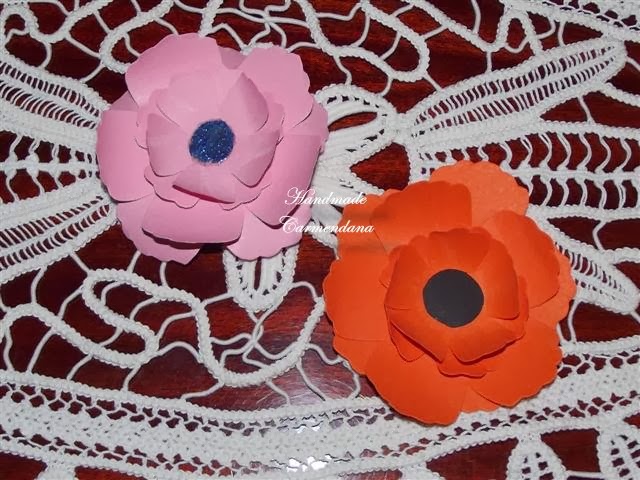 Felicitari handmade (realizate manual): Flori