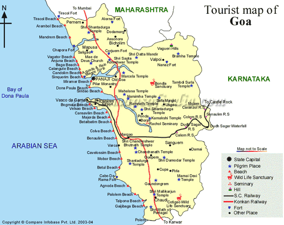 Goa Tourism | Goa Map
