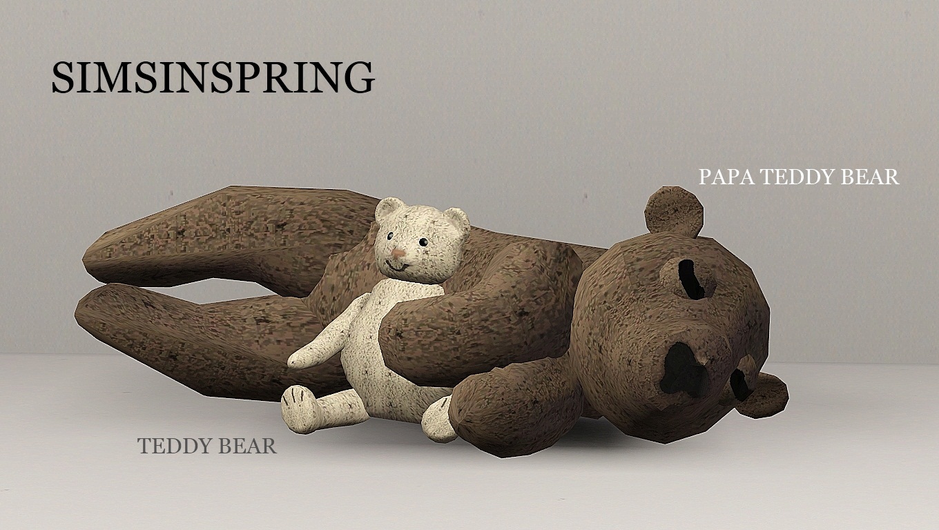 My Sims 3 Blog: Papa Teddy Bear & Teddy Bear by Sims in Spring