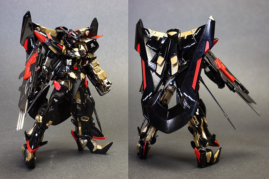 GUNDAM GUY: HG 1/144 Gundam Astray Gold Frame Amatsu Mina - Painted ...