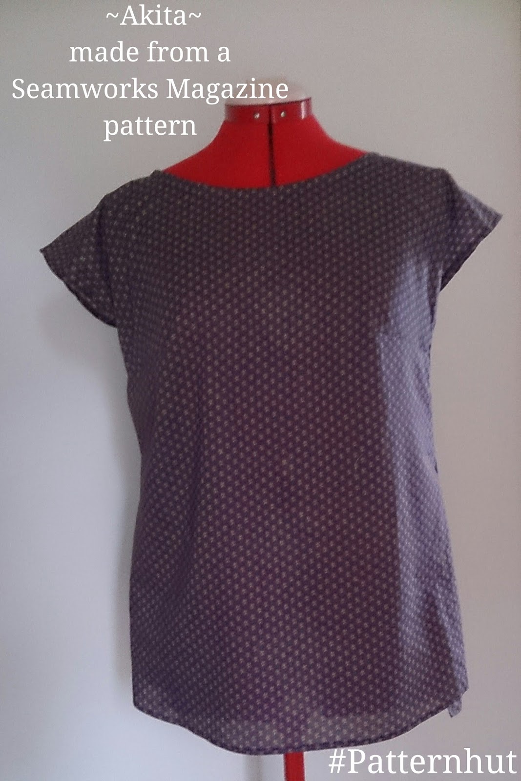Sew it on Mary: Akita Top again an easy to sew Seamworks Magazine pattern