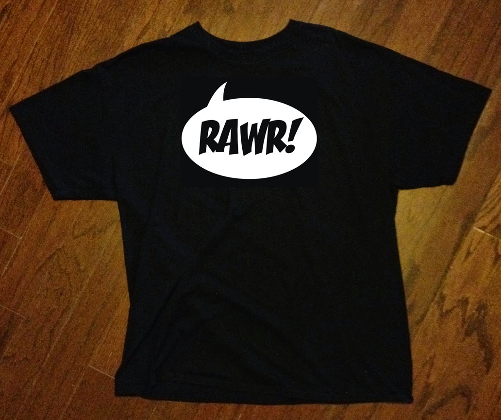 The DOODLES, DESIGNS, and aRT of CHRISTOPHER BURDETT: RAWR! Shirts now ...