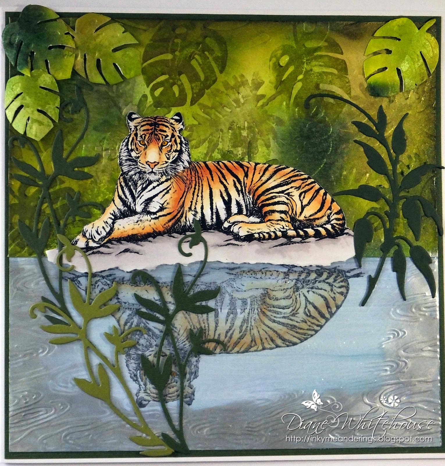Inky Meanderings: A Tiger Reflection Tutorial (at Sheena's request!)