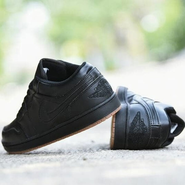 Sepatu Casual Nike Jordan Full Hitam Grade Ori [SNJ-003] | Omsepatu.com