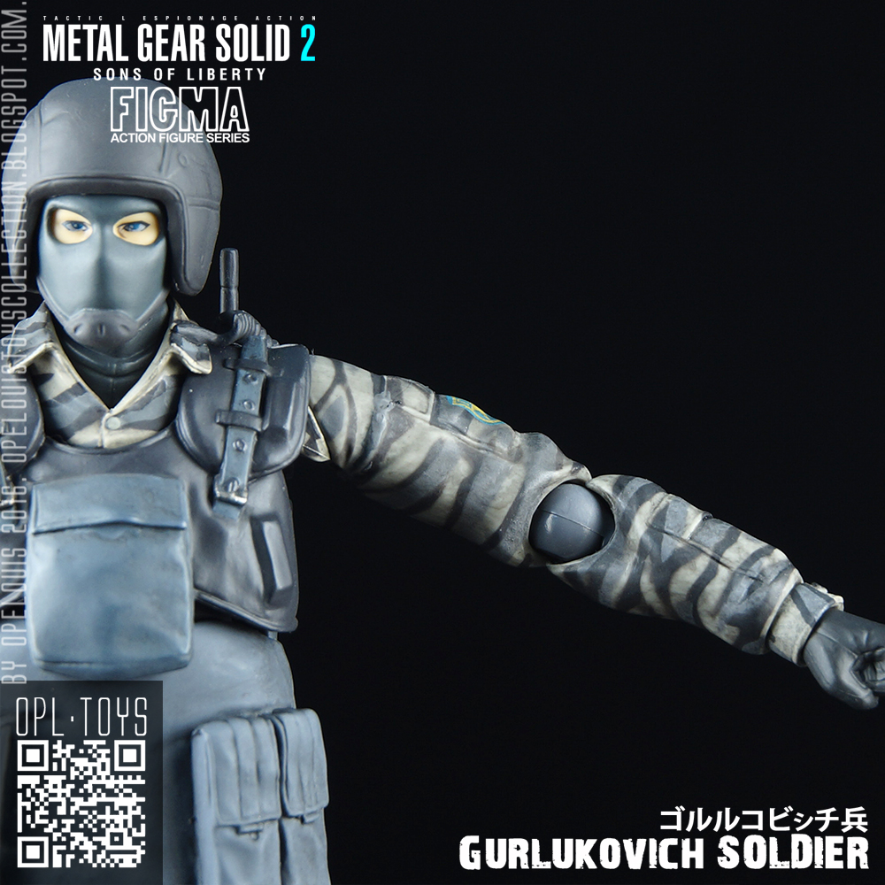 Opelouis's Toys Collection: Figma 298 MGS2, Gurlukovich Soldier. (with ...