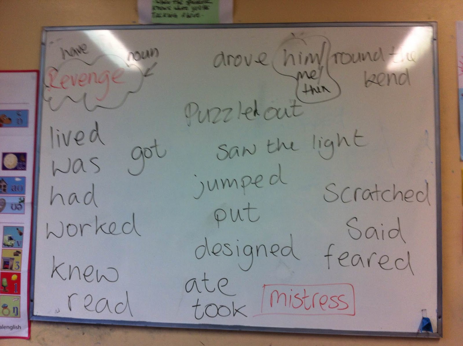 Hannah's English Classroom: Past Tense and Pigs