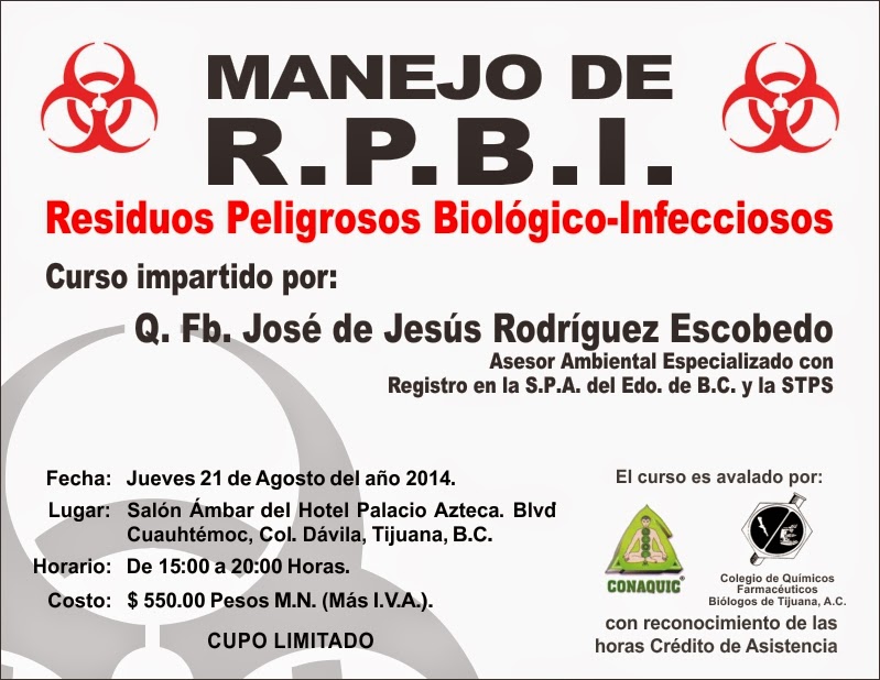 Remexmar Baja California, A.C.: Curso Manejo de Residuos Peligrosos ...