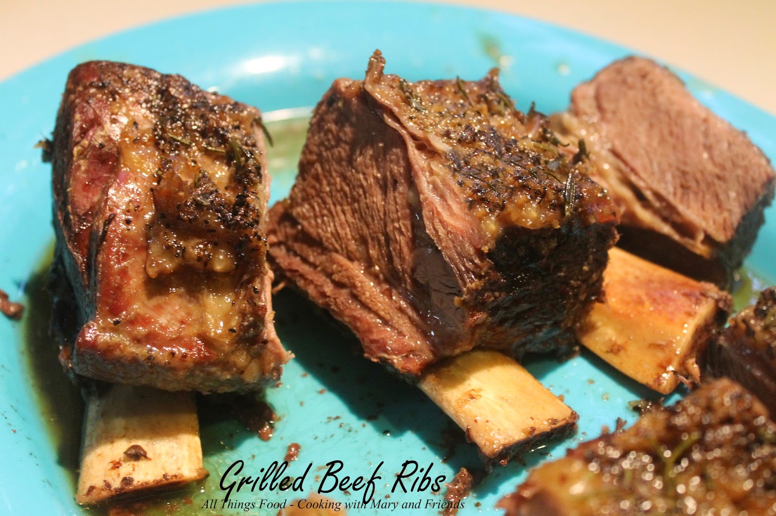 Cooking With Mary and Friends: Grilled Beef Ribs