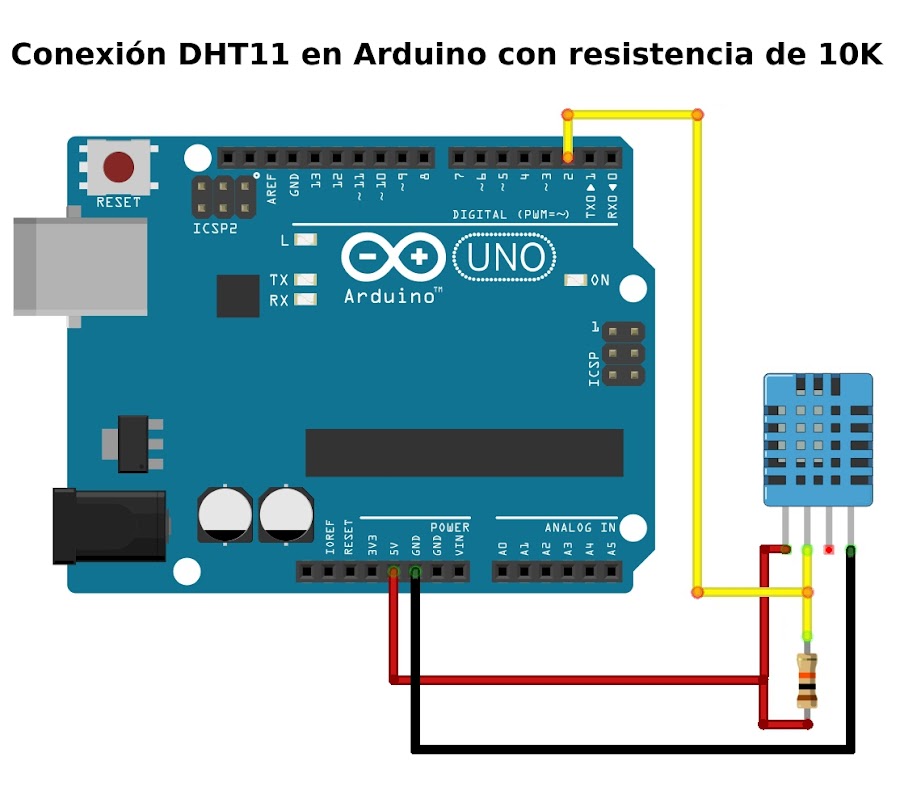 Arduino: Medir temperatura y humedad con DHT11 | Tecnología