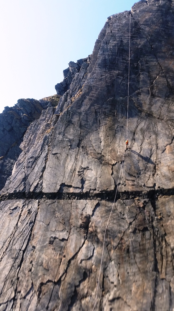 Donegal Rock Climbing. Unique Ascent: Sail Rock. Donegal Rock Climbing