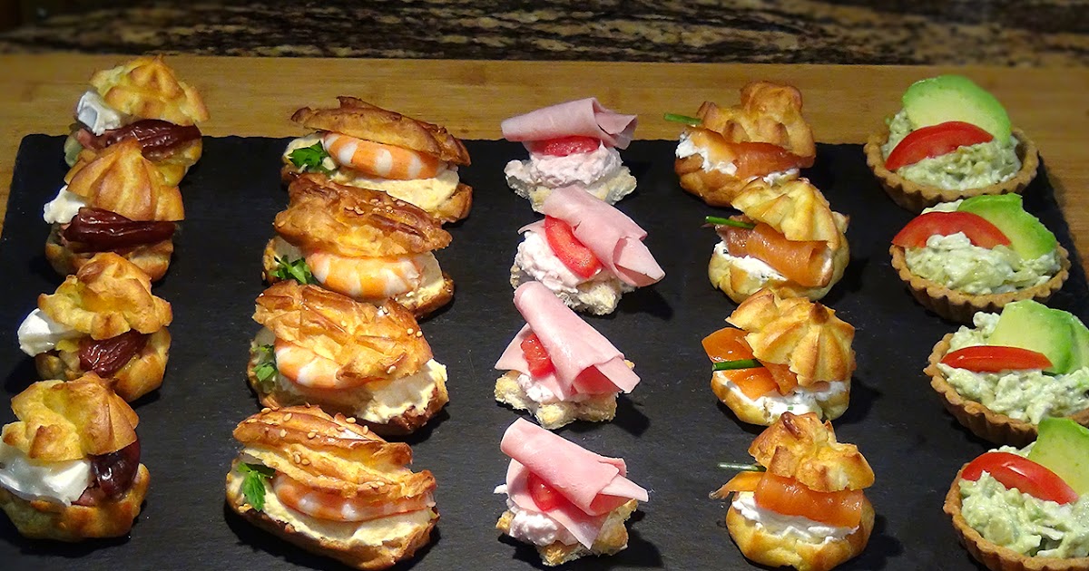 La cocina de Loli Domínguez: Canapés o aperitivos variados con pasta choux