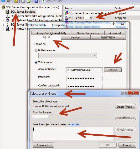 Welcome To TechBrothersIT: How to change SQL Server Service Account