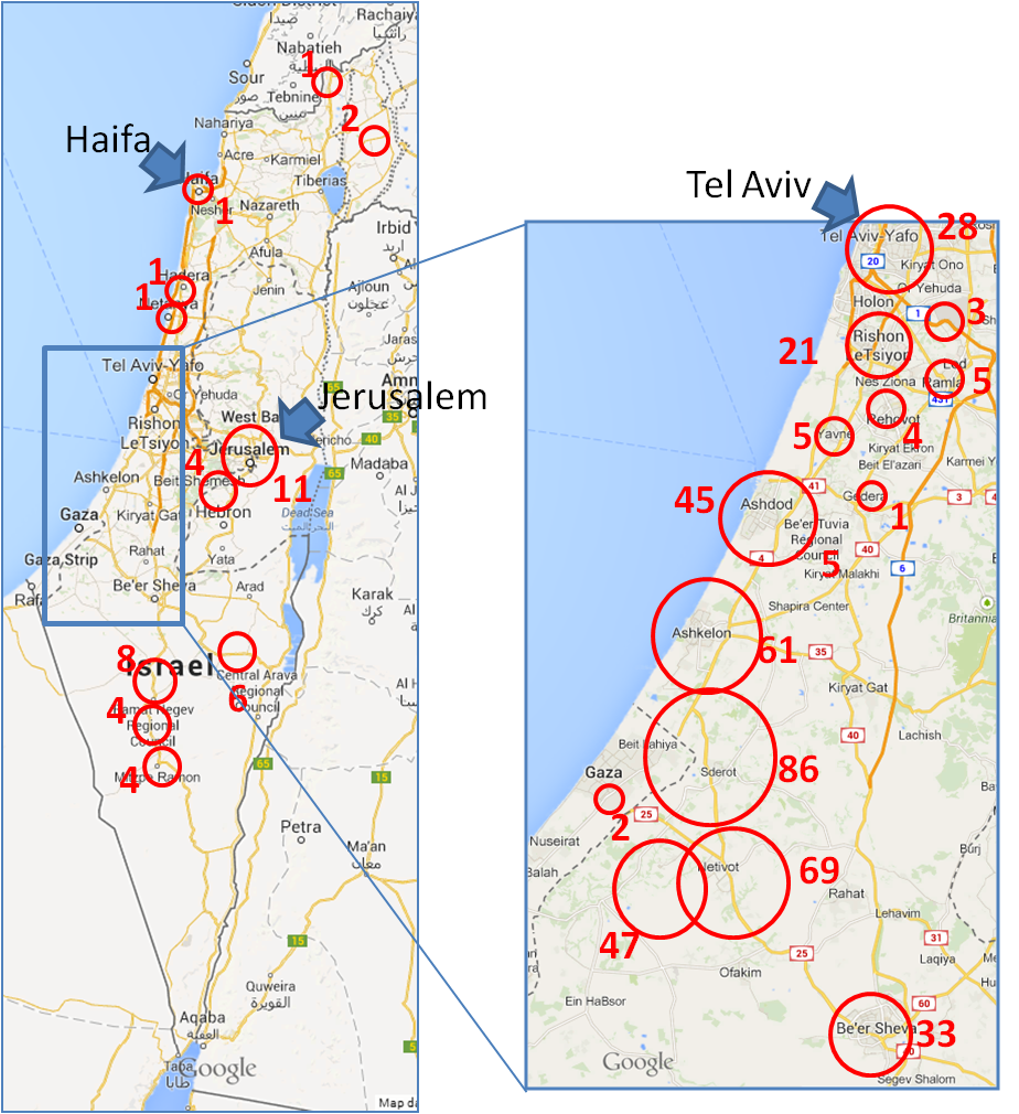 MattO in Tel Aviv: The map of fear