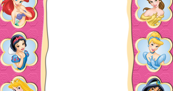 Disney Princess Borders And Frames