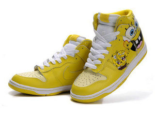 Cartoon High Tops Nike: Cartoon Character Spongebob Squarepants Nike ...