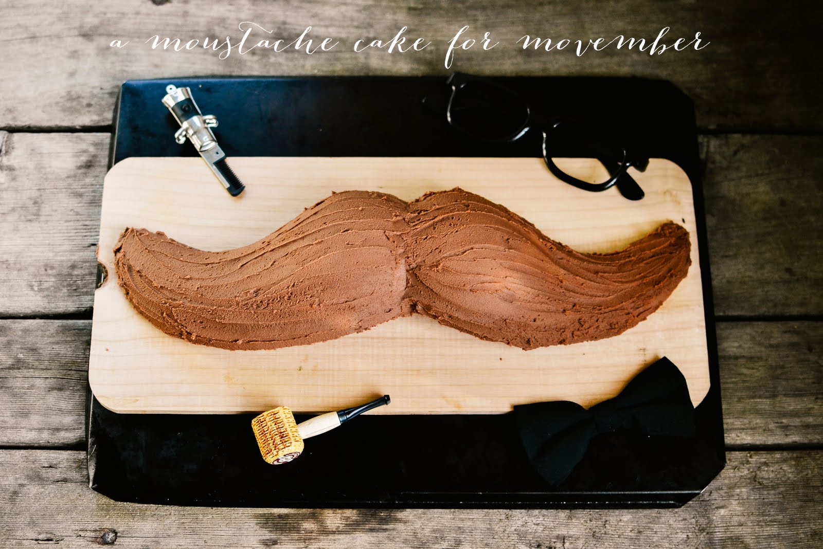 p.s.♡: moustache cake for movember