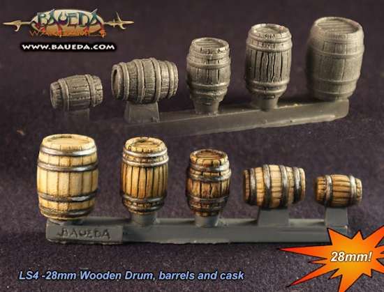 Tabletop Fix: Baueda Wargames - New Wooden Barrels
