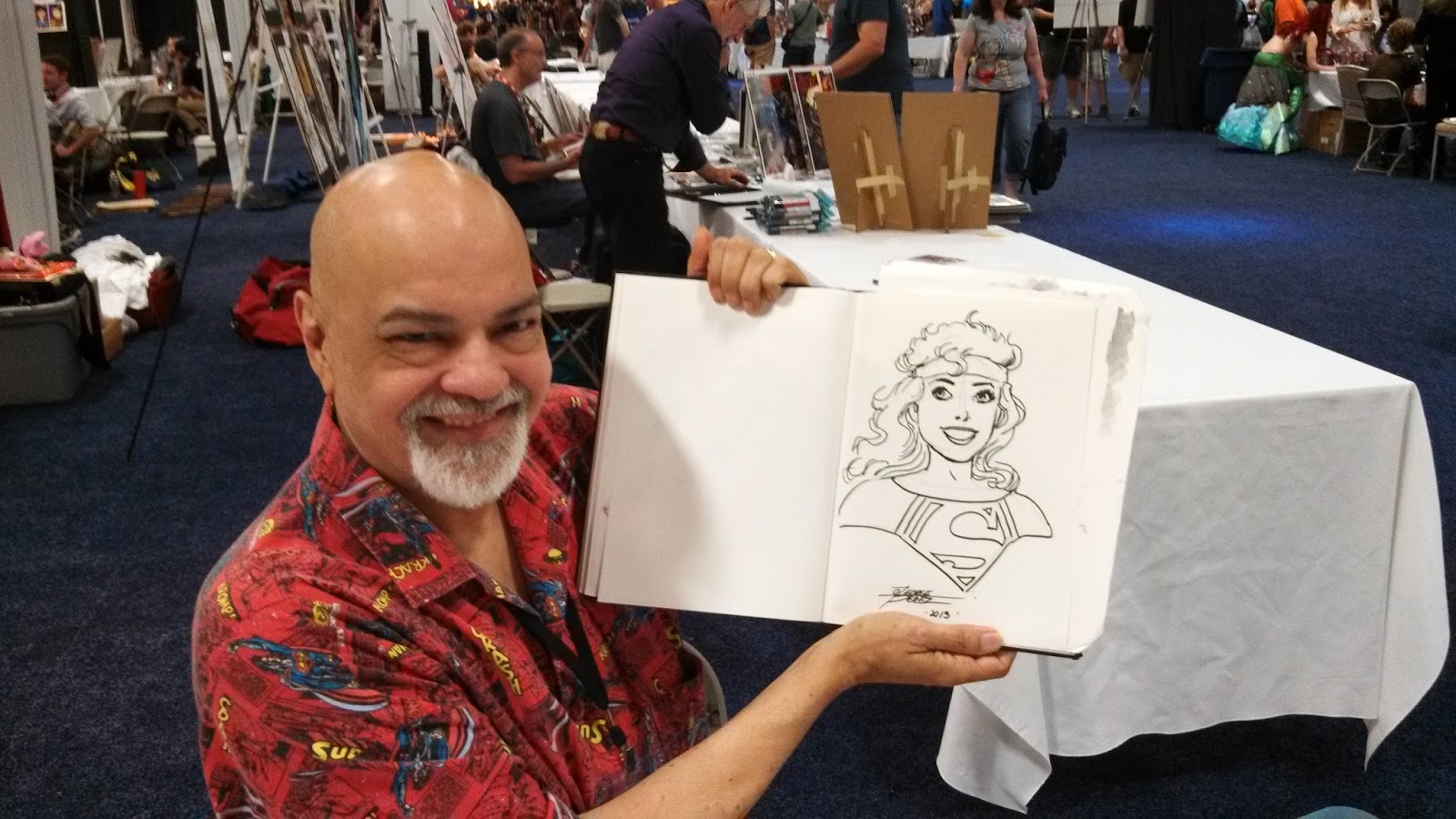 Supergirl Comic Box Commentary: Boston Comic-Con 2013 Commission #3 ...
