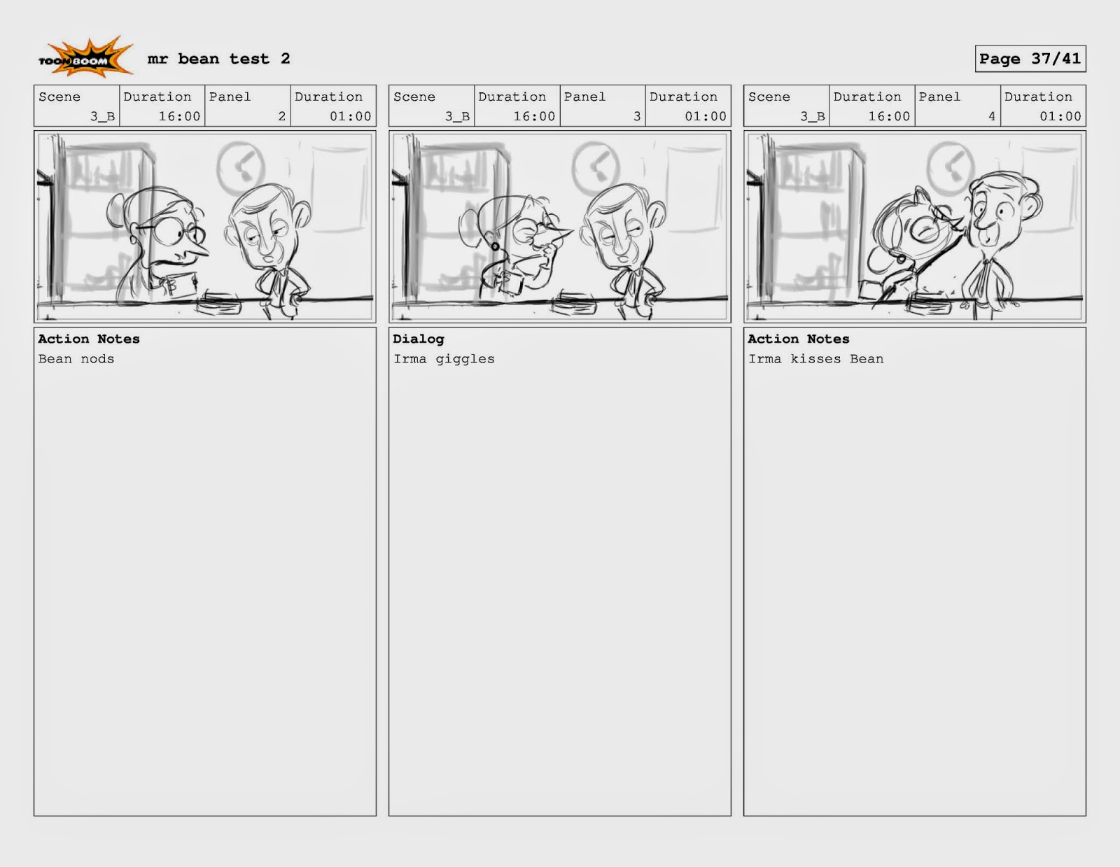 Storyboard Portfolio: Storyboard Samples