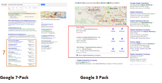 New Google 3-pack Listing - Big Update on Local Search Results - About ...