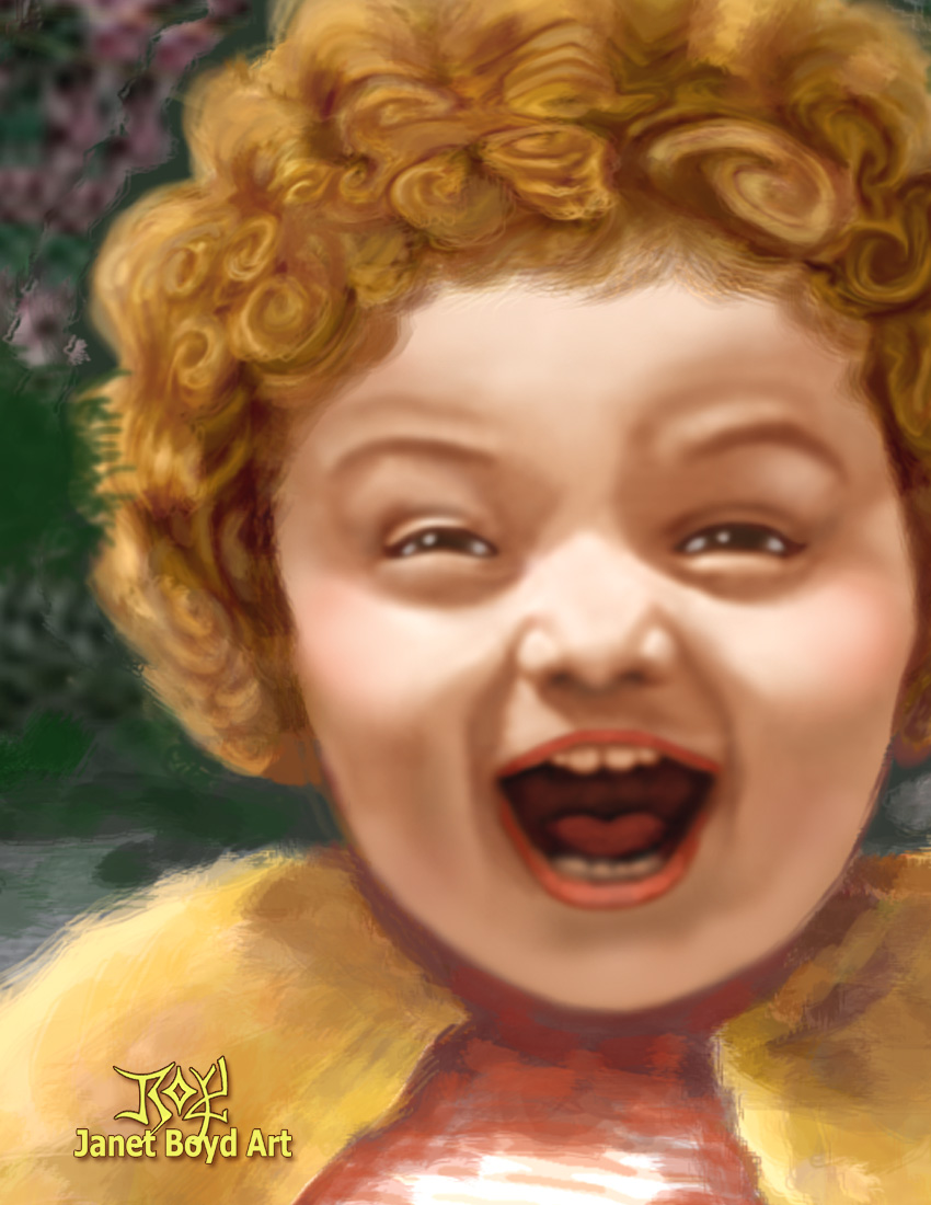 JanetBoydArt: Rosie, Roller Girl