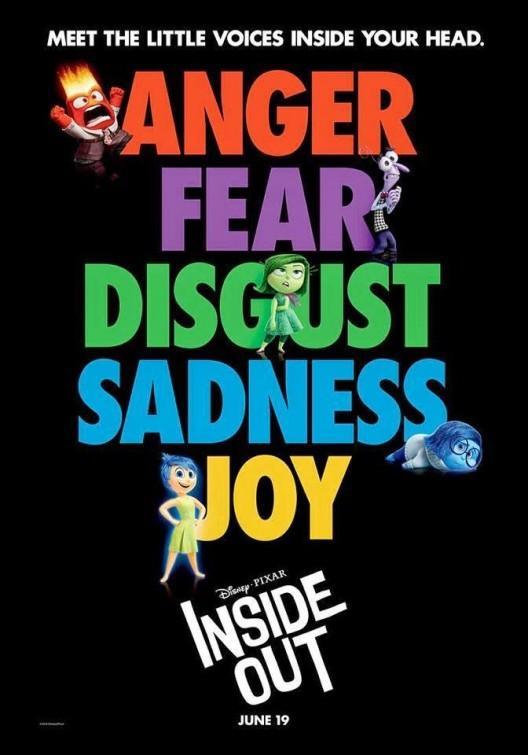 Pixar Film Super Lover: Inside Out Poster