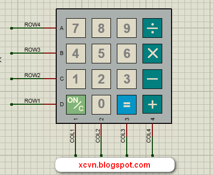 BÀI 39 : GIAO TIẾP VỚI KEYPAD 4X4 PIC16F877A CCS - Lập trình PIC