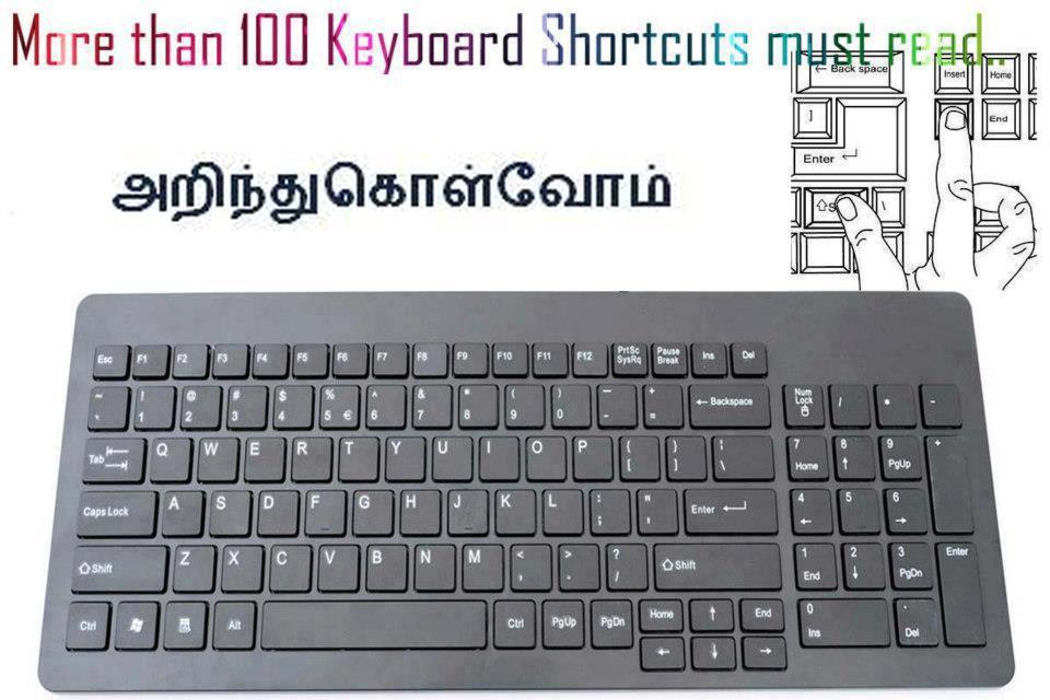 100+ Keyboard Shortcuts to make your life easy! - Vimalaranjan