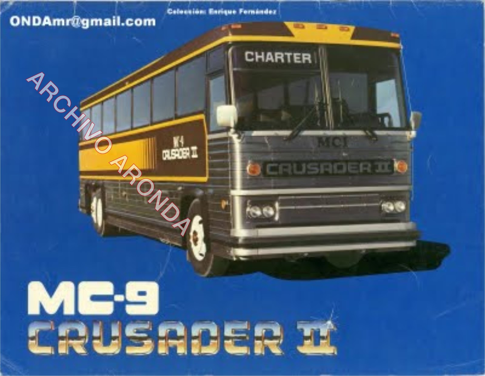 EL ULTIMO AMERICANO DE ONDA: MCI MC-9 CRUSADER II (BROCHURE)