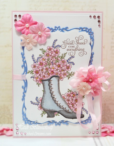 Embellished Dreams: Shoes Vintage Labels Six Cling Stamps - JustRite ...