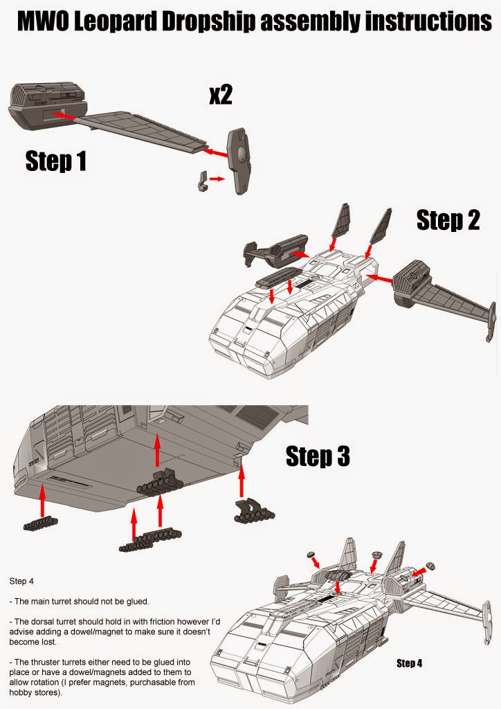 Leg Destroyed - Reverse Disabled: Leopard dropship progress