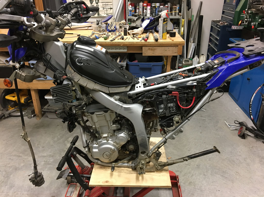 Dualsport Diary: WR250R tear-down and mods