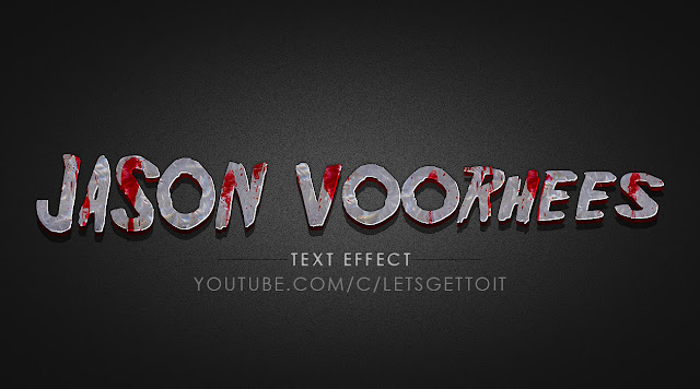 Friday the 13th Text Effect Tutorial | rada