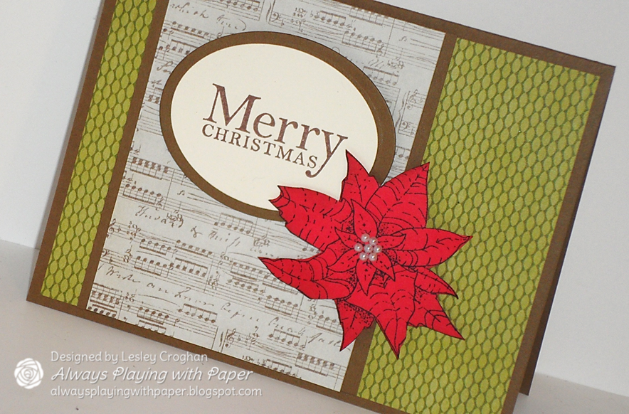 Always Playing with Paper: Merry Monday #53-A Christmas Card Sketch ...