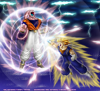 Wallpaper Majin Boo vs Vegetto | Wallpapers Dragon Ball Z