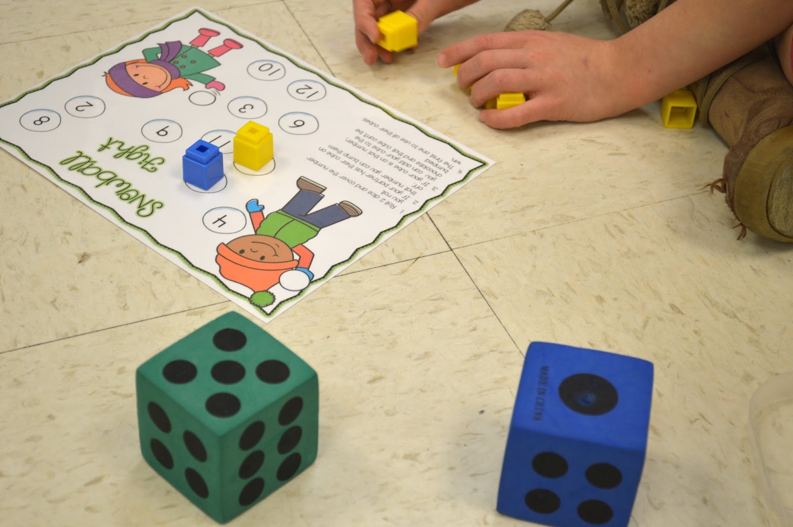 Kindergarten Math Center Ideas & a FREE File!