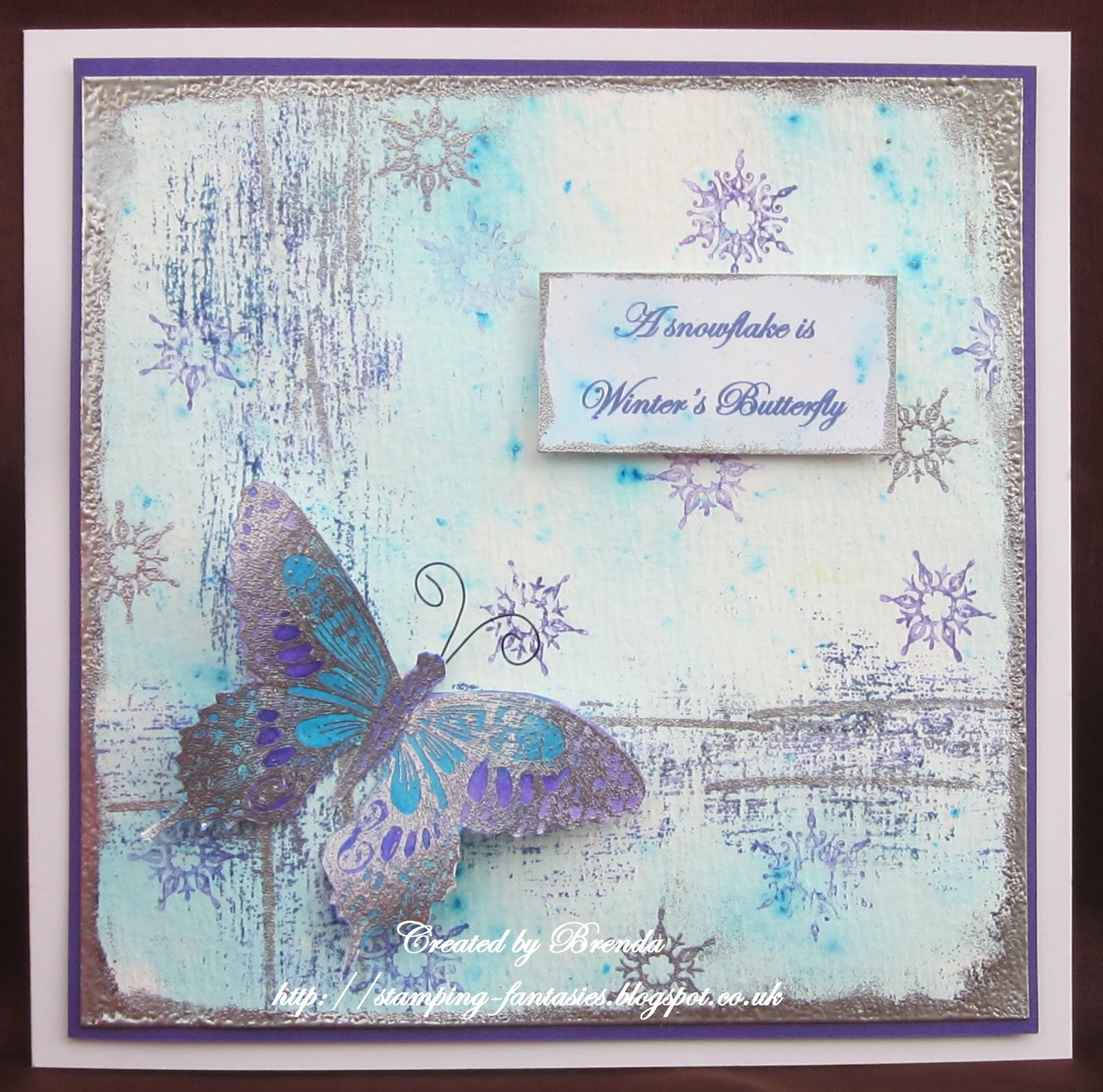 Floral Fantasies: A snowflake is Winters Butterfly