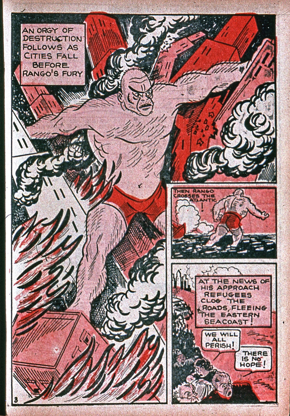 Four-Color Shadows: Master Mystic-Green Giant Comics-1939