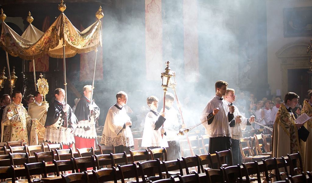 Three Varieties of Processional Canopies ~ Liturgical Arts Journal