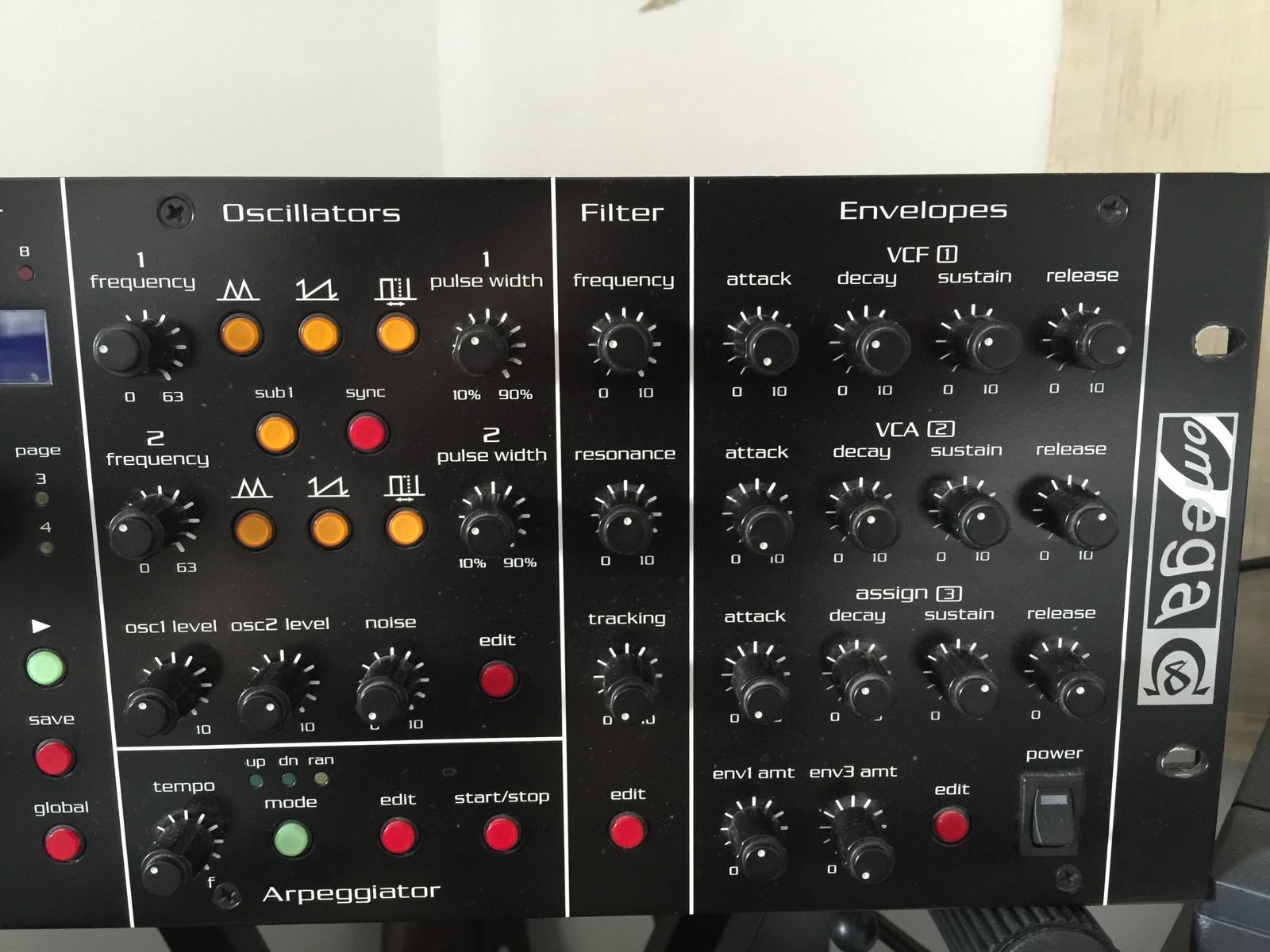 MATRIXSYNTH: 4 Voice Studio Electronics Omega-8 Poly Synthesizer SN 1316