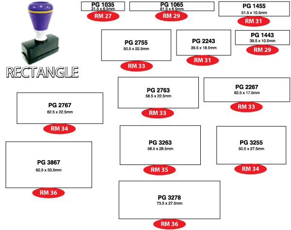 nr printing: PRE-INKED STAMP
