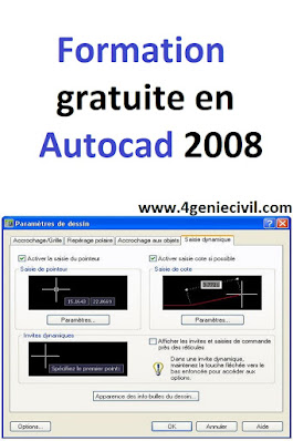 Télécharger formation gratuite en Autocad 2008 ( pdf )