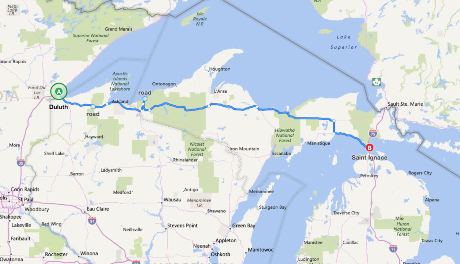 TREKING WITH CAROLYN & JIM: Mingling with the Yoopers