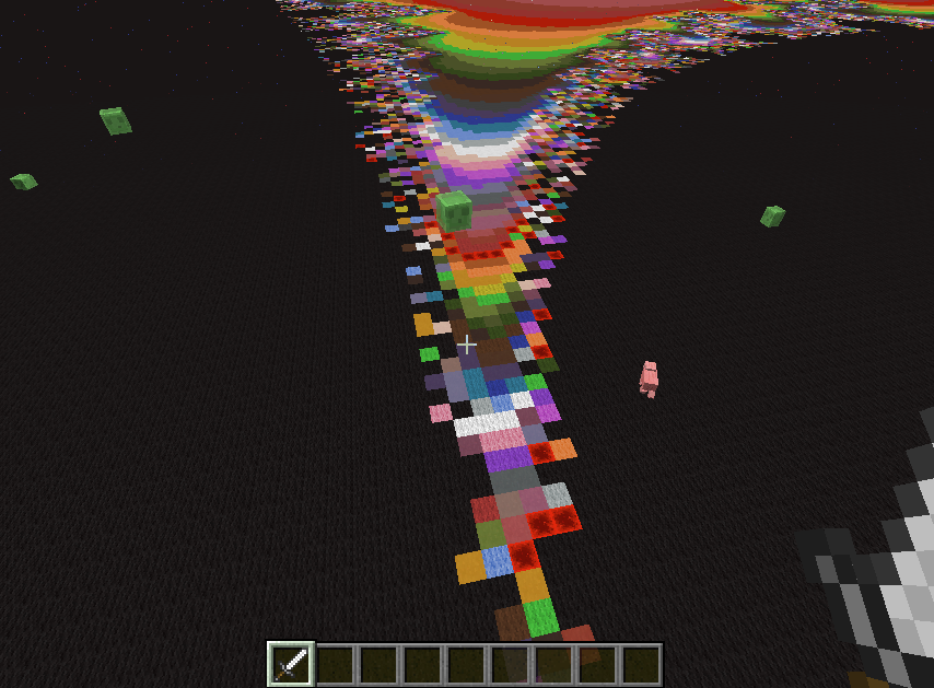 Alexander Pruss's Blog: More Minecraft fractals